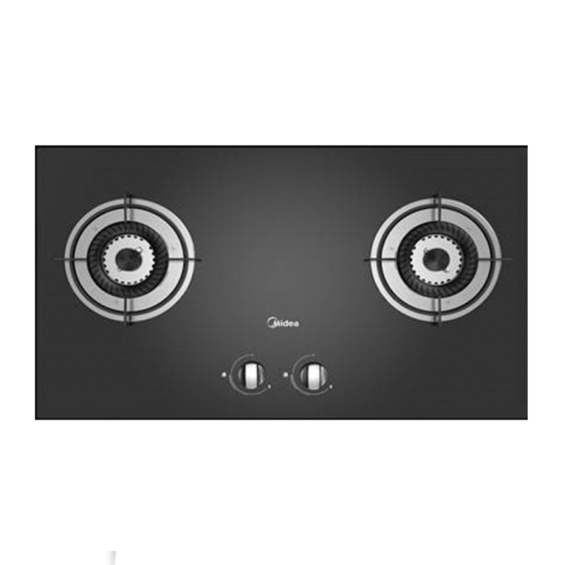 MIDEA 2 Burners Built-In Gas Hob MGH-76Q60B | Cast Iron Pan Support ...