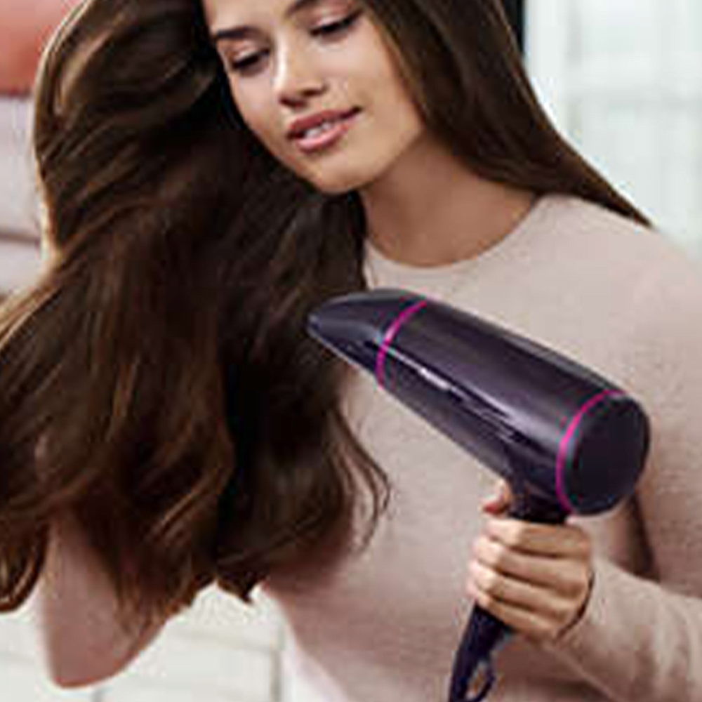PHILIPS 1600W Essential Hair Dryer BHD002 (Powerful Drying With Care ...