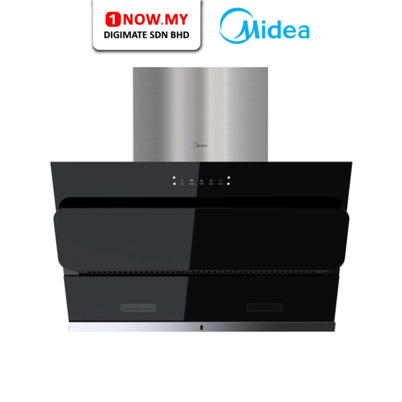 MIDEA 1800M3 Cooker Hood MCH-90B65 | Premium Hand Wave Control Duct Out ...