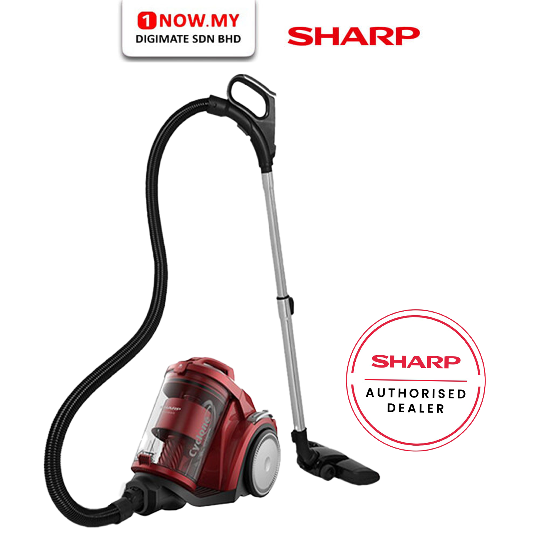 SHARP 1800W 3L Cyclone Action Vacuum Cleaner ECC1819R | Bagless Hassle ...