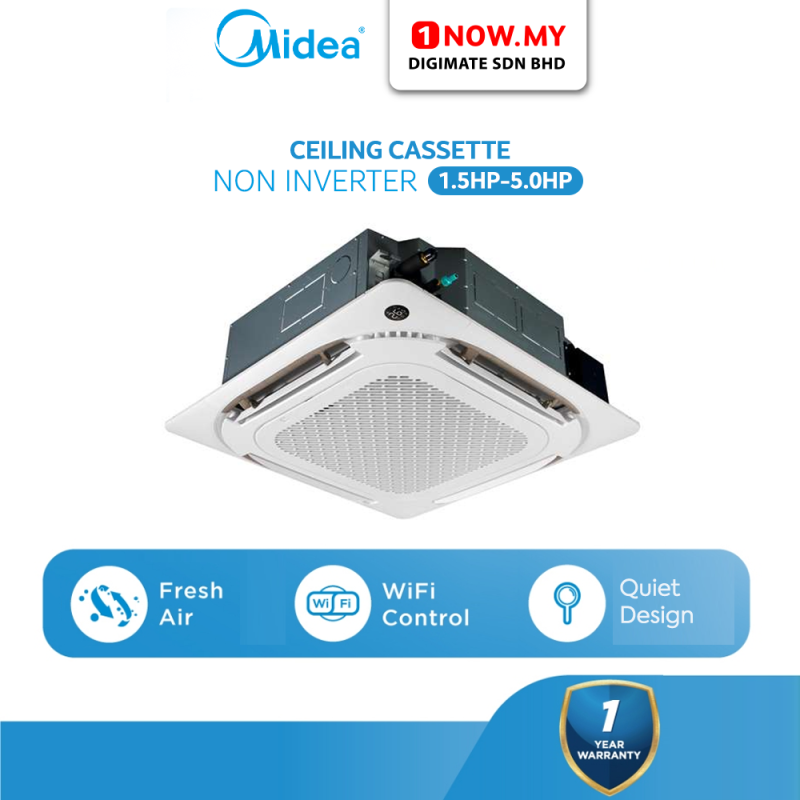 MIDEA 2HP - 5HP Non Inverter Ceiling Cassette MCDX-18CRN8 | MOUX-18CN8 ...