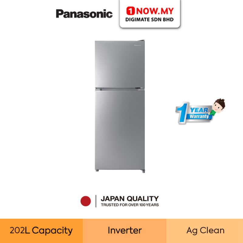 PANASONIC 202L NR-TC221B Inverter TF Refrigerator NR-TC221BUSM | 5 Star ...