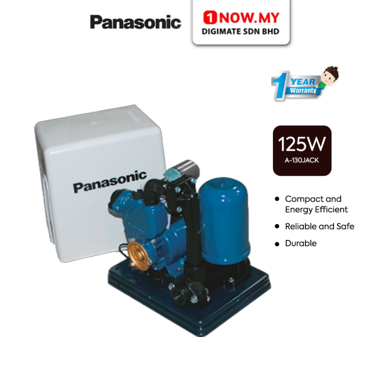 PANASONIC 125W Automatic Water Pump A-130JACK - 1NOWmy Digimate: Best ...