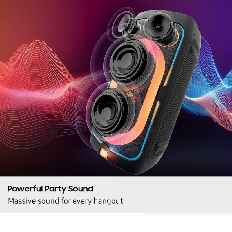 SAMSUNG Sound Tower Portable Party Speaker Built-In Battery MX-ST40F ...