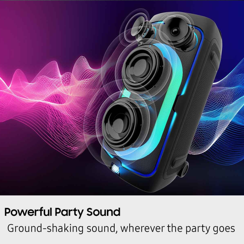 SAMSUNG Sound Tower Portable Party Speaker Built-In Battery MX-ST50F ...